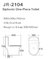 Siphonic Smooth Glazed One Piece Water Closet - Buy Siphonic Water ...